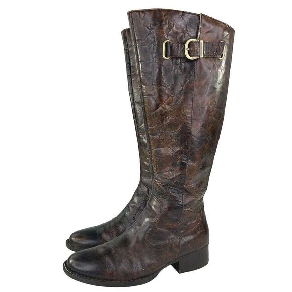 Born | Shoes | Born Gibbknee High Riding Boot Us M Dark Brown Leather ...